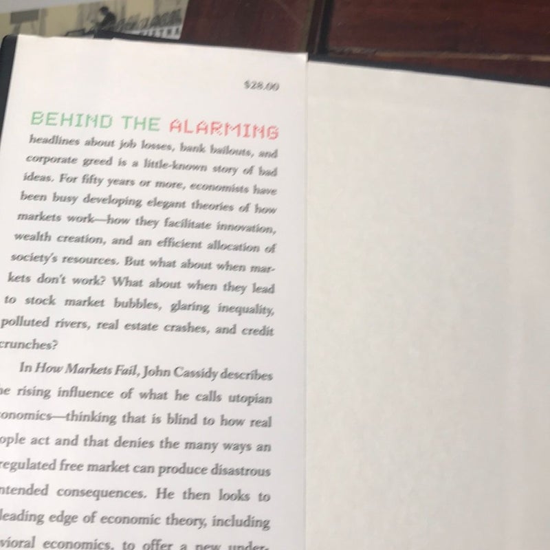 How Markets Fail by John Cassidy, Hardcover | Pangobooks