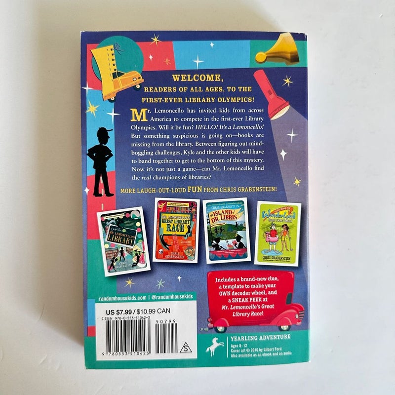 Mr. Lemoncello’s Library Olympics by Chris Grabenstein, Paperback ...