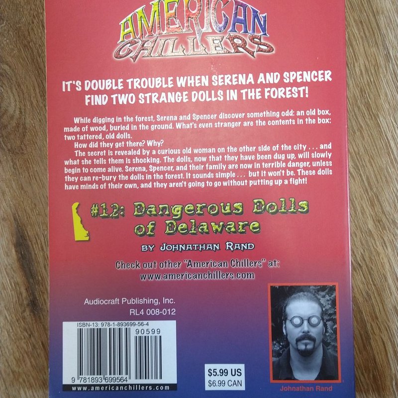 American Chillers #12 Dangerous Dolls of Delaware by Johnathan Rand ...