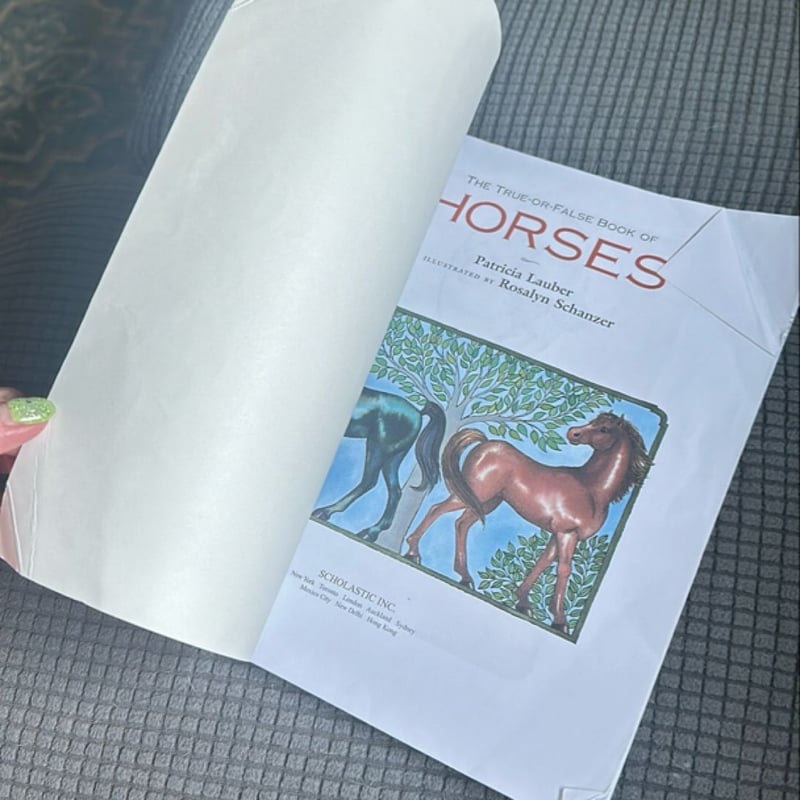 The True or False Book of Horses by Patricia Lauber, Paperback | Pangobooks