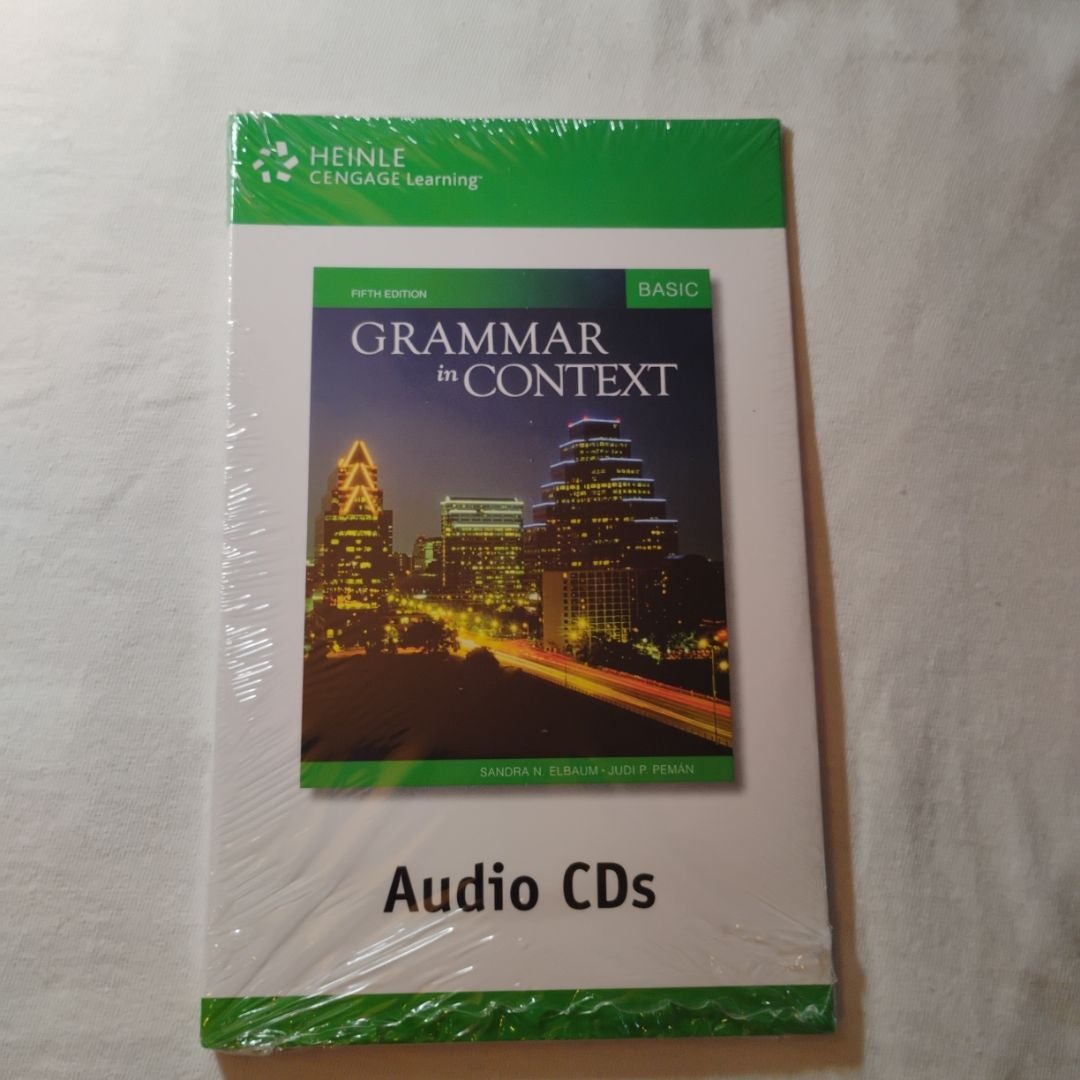 Cengage Heinle Fifth Edition Grammar in Context Basic: 3 Audio CDs by Sandra N. Elbaum; Judi P ...