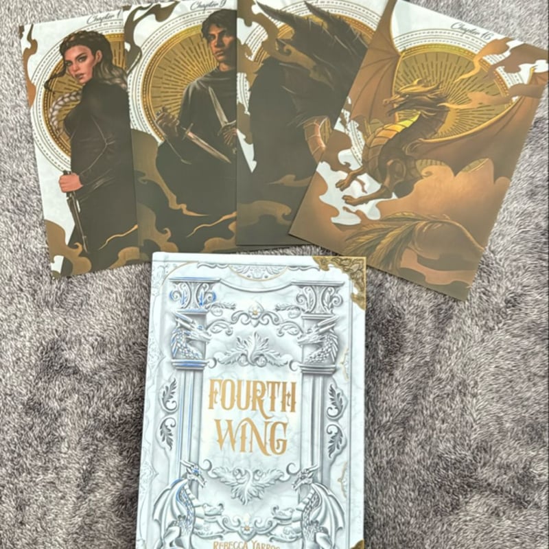 Fourth Wing *bookish box edition* by Rebecca Yarros, Hardcover | Pangobooks