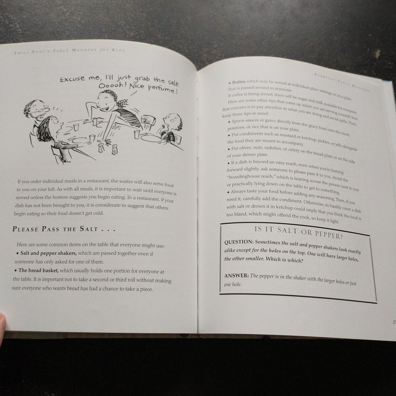 Emily Post's Table Manners for Kids by Cindy P. Senning, Peggy Post