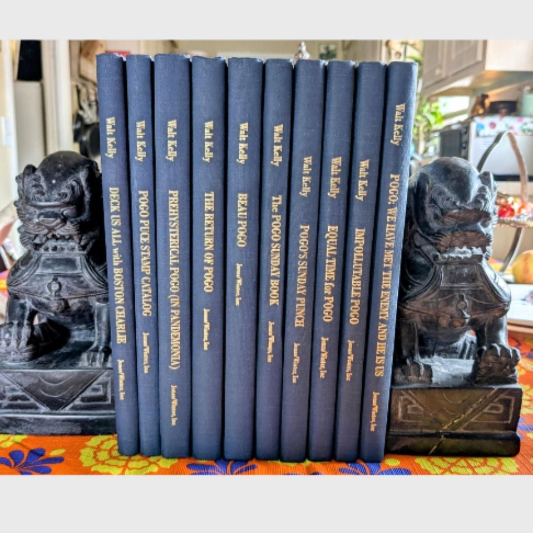 POGO Book Collector's Edition set of 10 by Walt Kelly, Hardcover ...