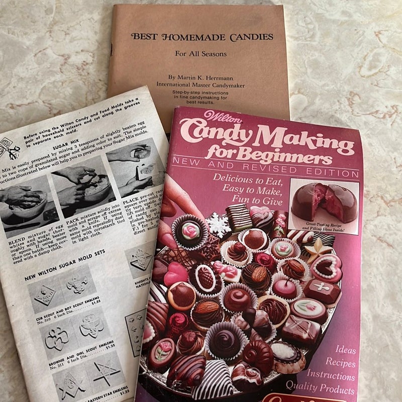 3 vintage candy making booklets by Various , Paperback | Pangobooks
