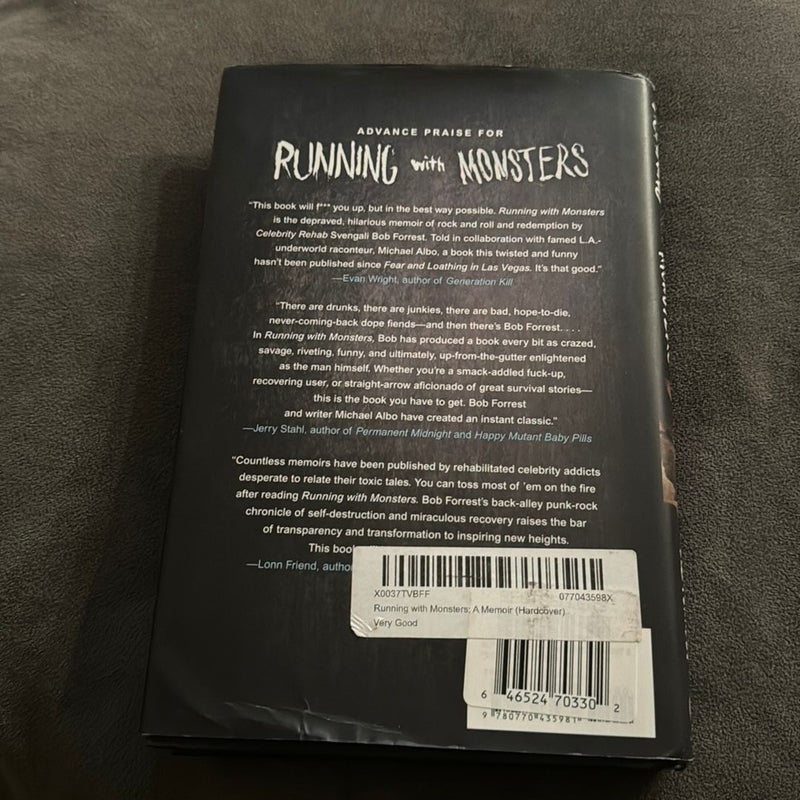 Running with Monsters by Bob Forrest, Hardcover | Pangobooks