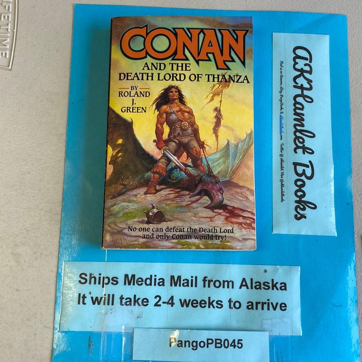 Conan and the Death Lord of Thanza by Roland M. Green, John Maddox Roberts