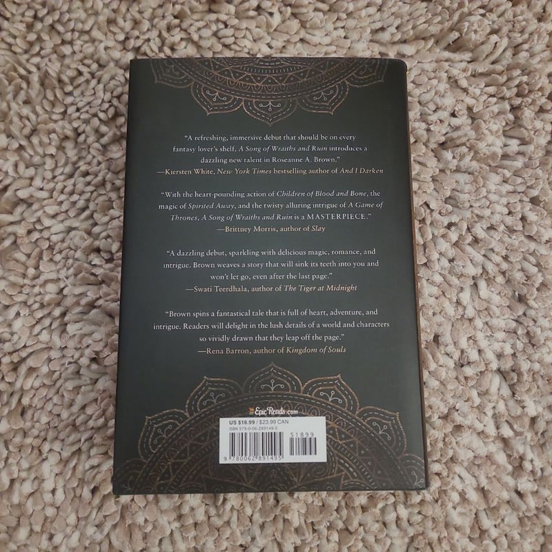 A Song of Wraiths and Ruin by Roseanne A. Brown, Hardcover | Pangobooks