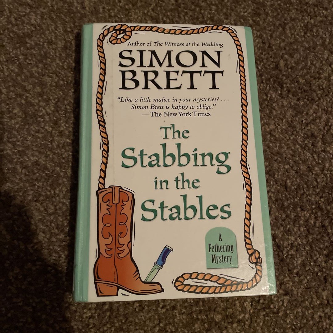 The Stabbing in the Stables by Simon Brett