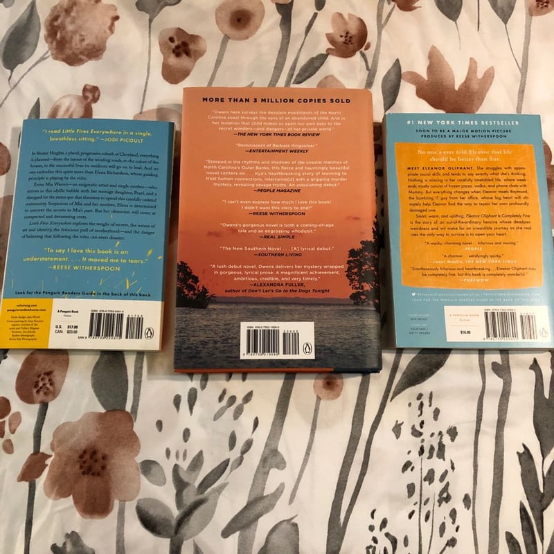 Little Fireflies Everywhere, Where the Crawdads Sing, Eleanor Oliphant ...