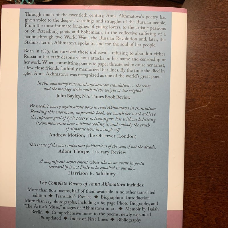 The Complete Poems of Anna Akhmatova by Anna Akhmatova