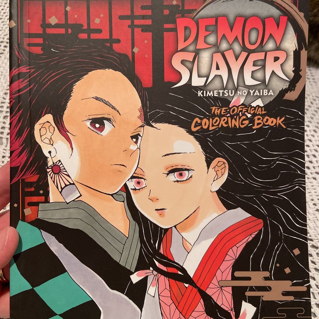 Demon Slayer: Kimetsu No Yaiba: the Official Coloring Book by Koyoharu ...