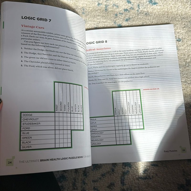 The Ultimate Brain Health Logic Puzzle Book for Adults by Marcel Danesi