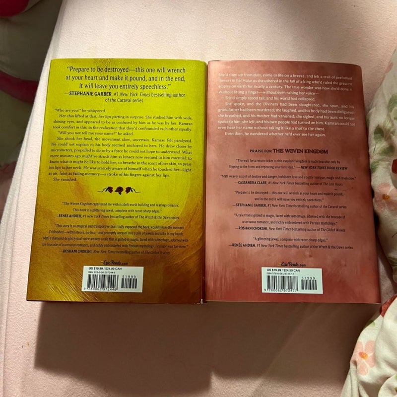 This Woven Kingdom and These Infinite Threads Bundle! by Tahereh Mafi ...