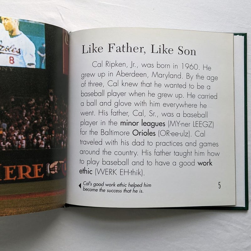 Learning about the Work Ethic from the Life of Cal Ripken, Jr by Jeanne ...