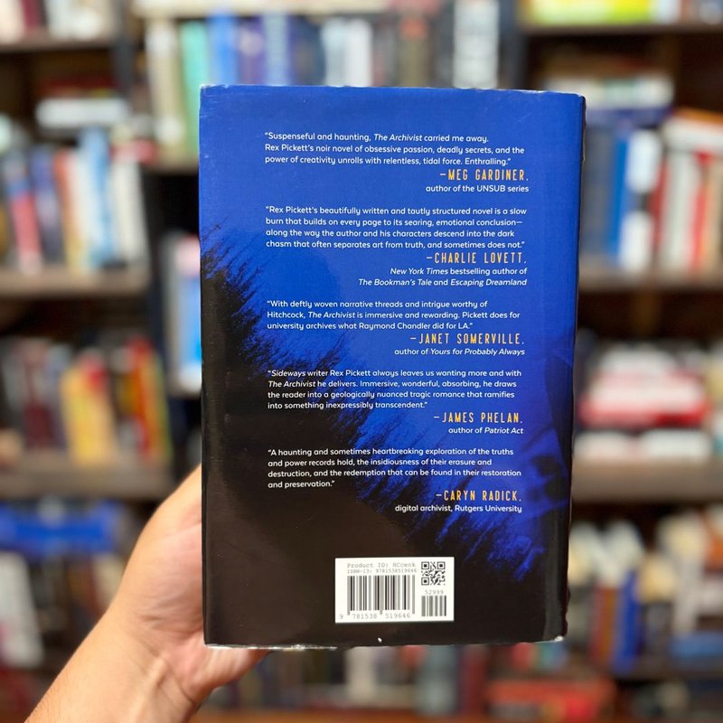 The Archivist by Rex Pickett, Hardcover | Pangobooks