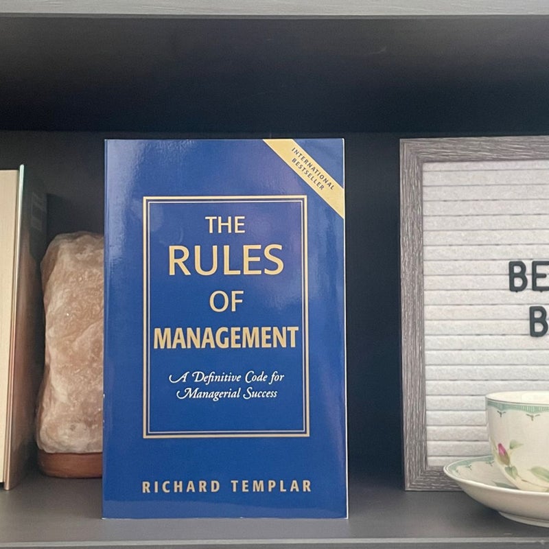 The Rules of Management by Richard Templar, Paperback | Pangobooks