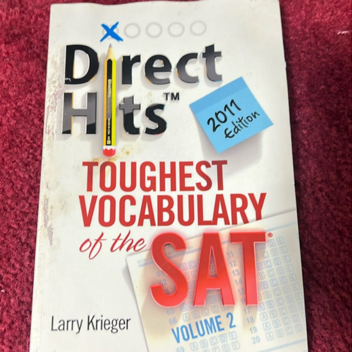 Direct hits toughest vocabulary of the SAT by Larry Krieger, Paperback ...