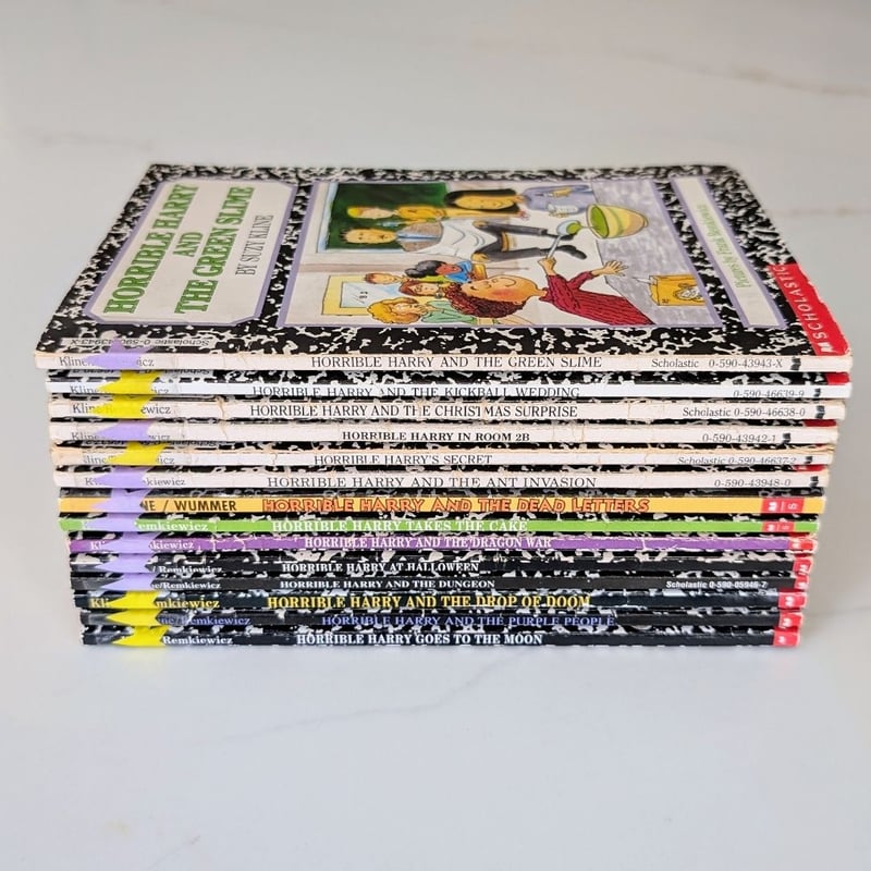 Horrible Harry Bundle of 14 Books by Suzy Kline; Illustrated by Frank ...