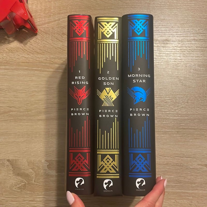 Red Rising Fairyloot Iron Edition w Enamel Pin by Pierce Brown ...