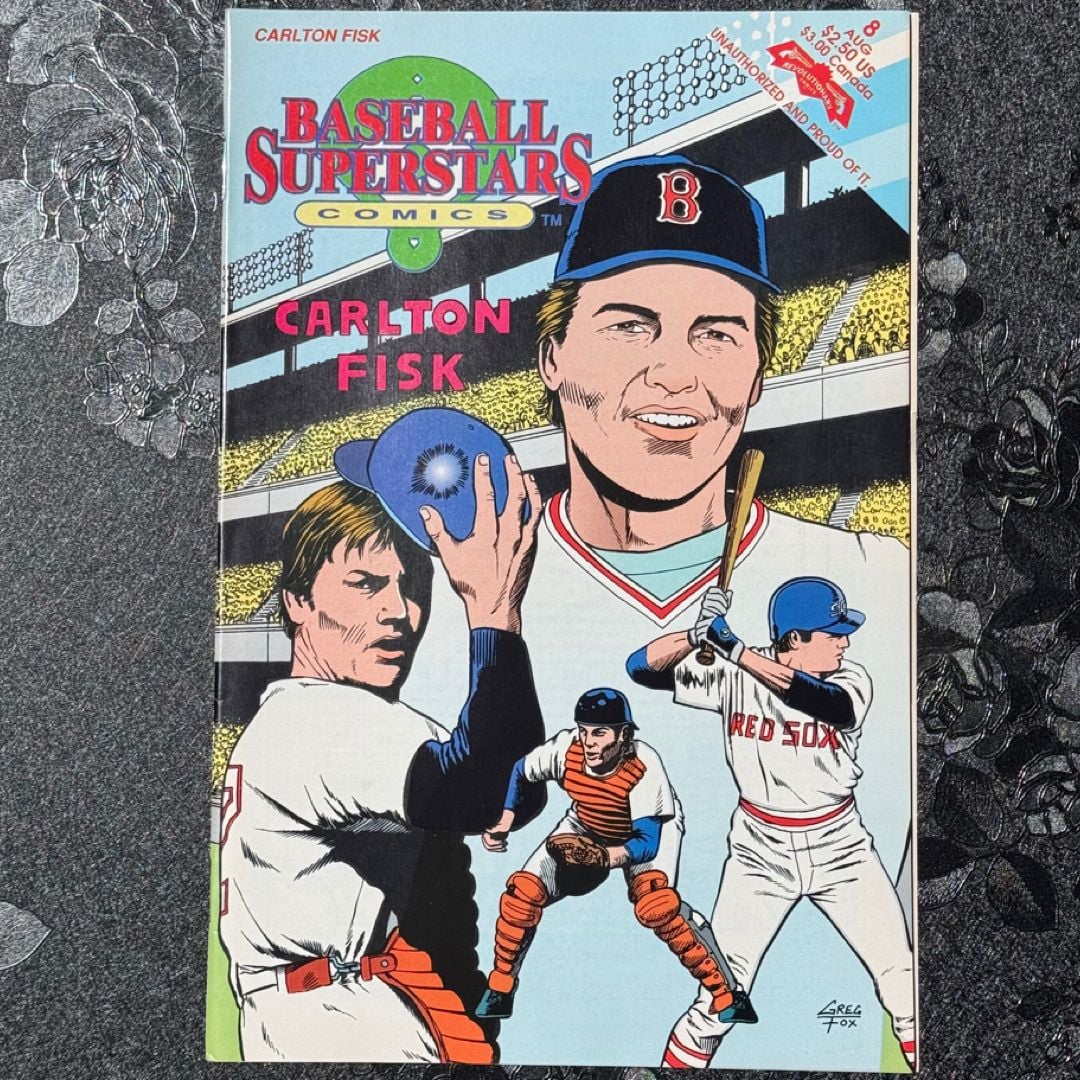 Baseball Superstars Comics # 8 Aug 1992 Carlton Fisk Revolutionary ...