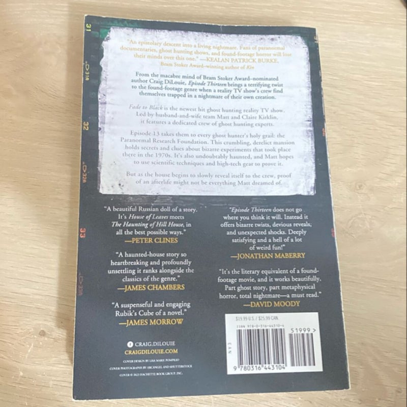 Episode Thirteen by Craig DiLouie, Paperback | Pangobooks