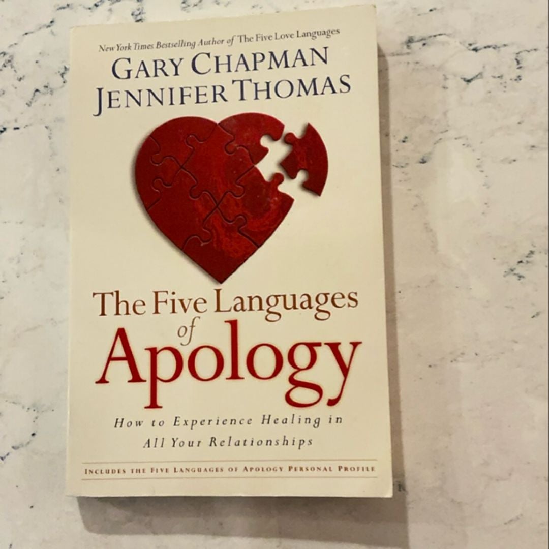 The Five Languages of Apology by Jennifer M. Thomas; Gary Chapman ...