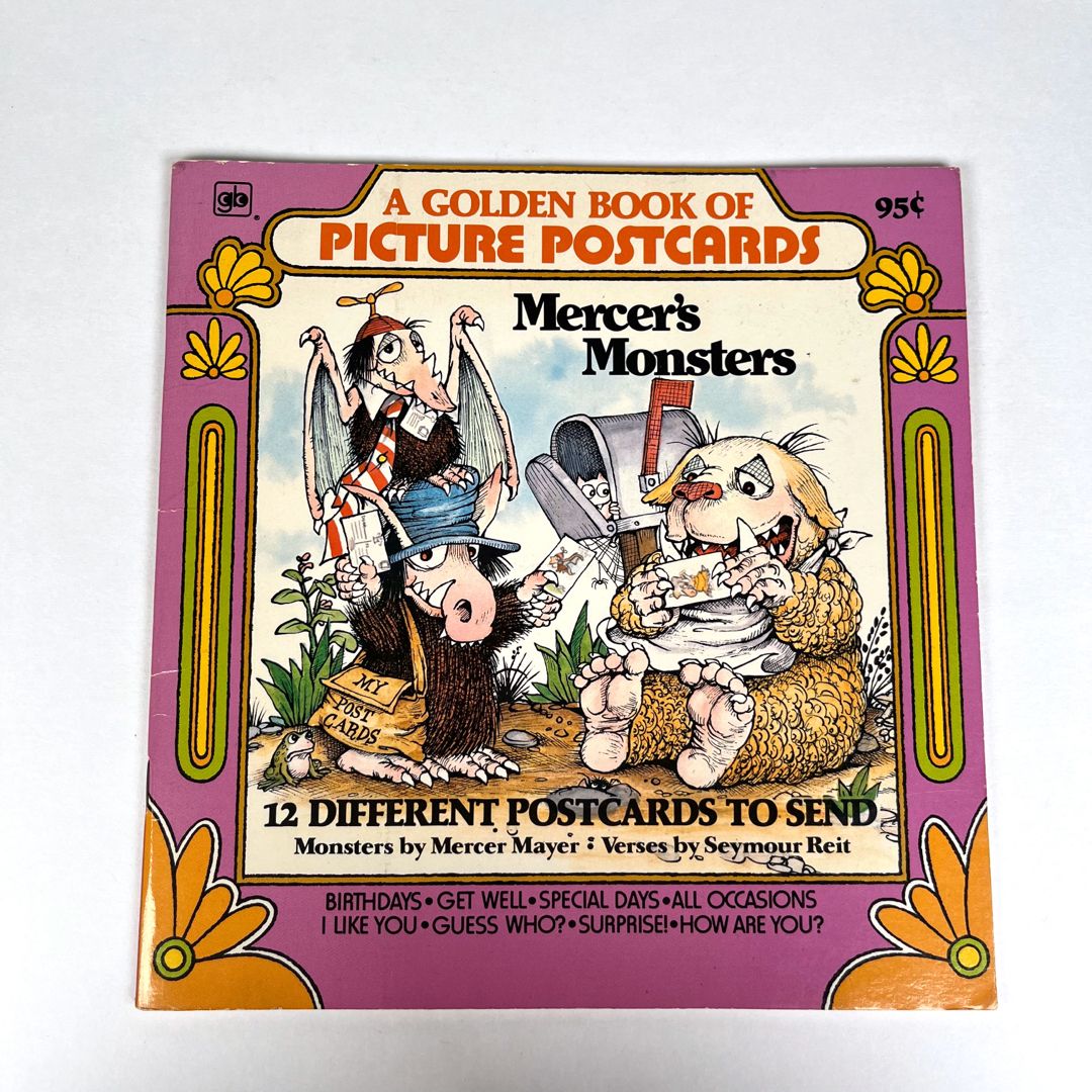 Mercer’s Monsters - A Golden Book of Picture Postcards by Mercer Mayer ...