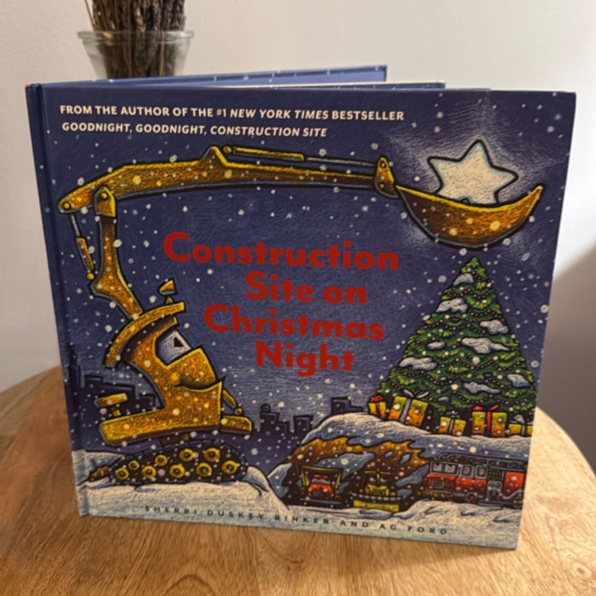 Construction Site on Christmas Night by Sherri Duskey Rinker