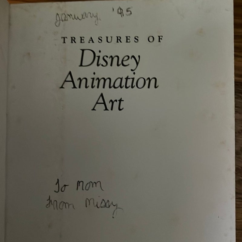 Treasures of Disney Animation Art by Robert E. Abrams