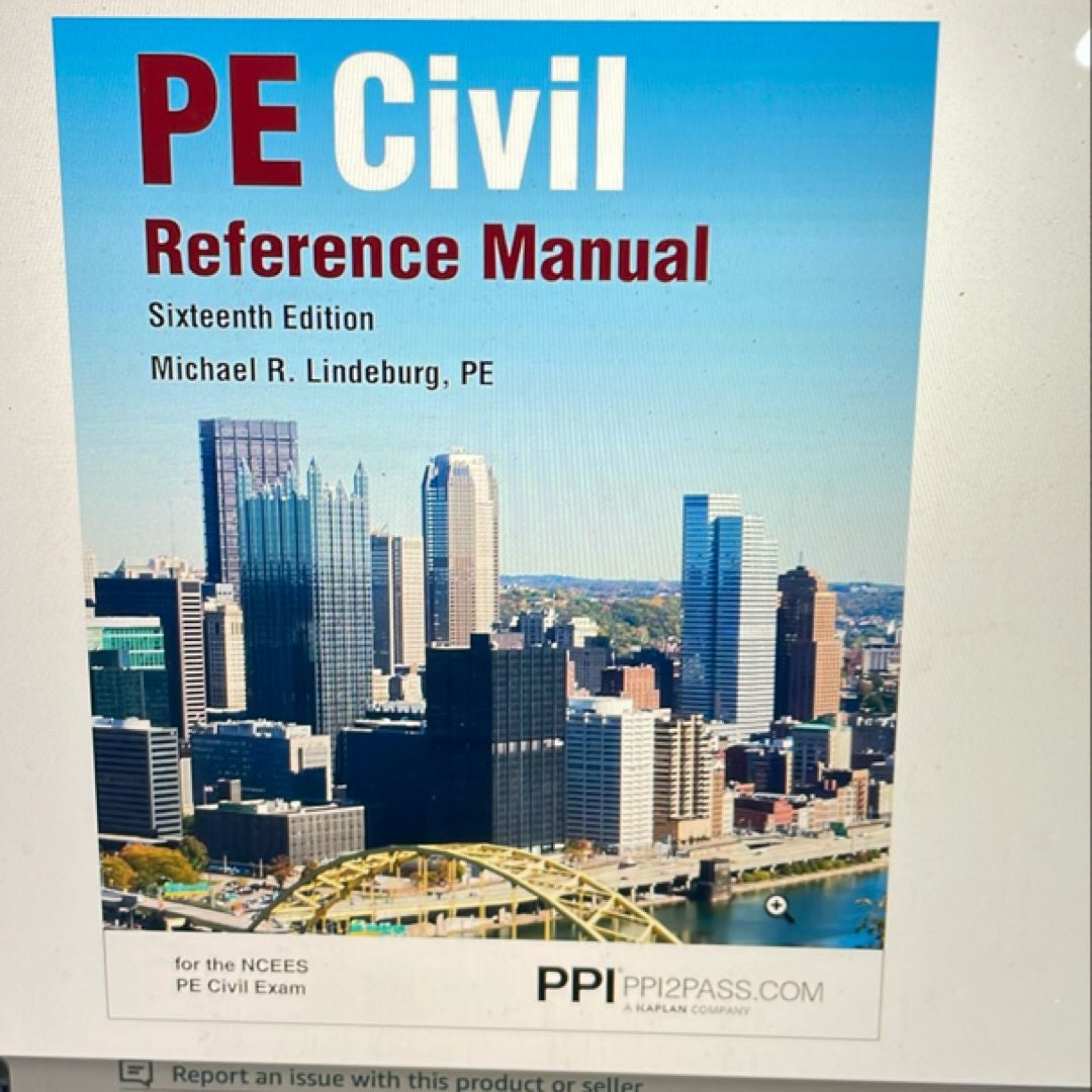 PPI PE Civil Reference Manual, 16th Edition, a Comprehensive Civil ...