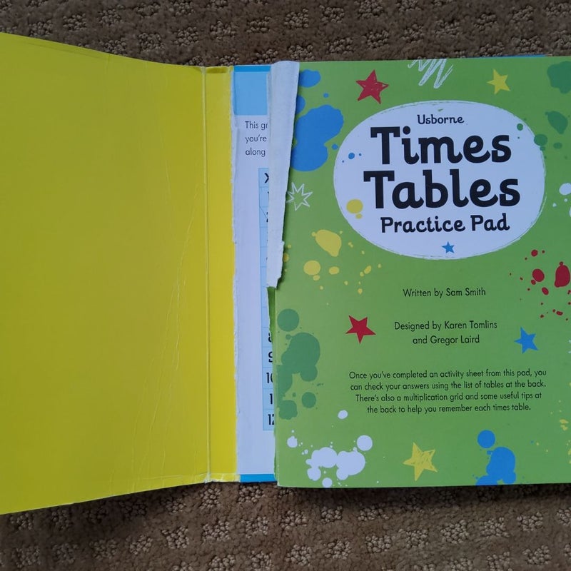 Times Tables Practice Pad by Kirsteen Robson