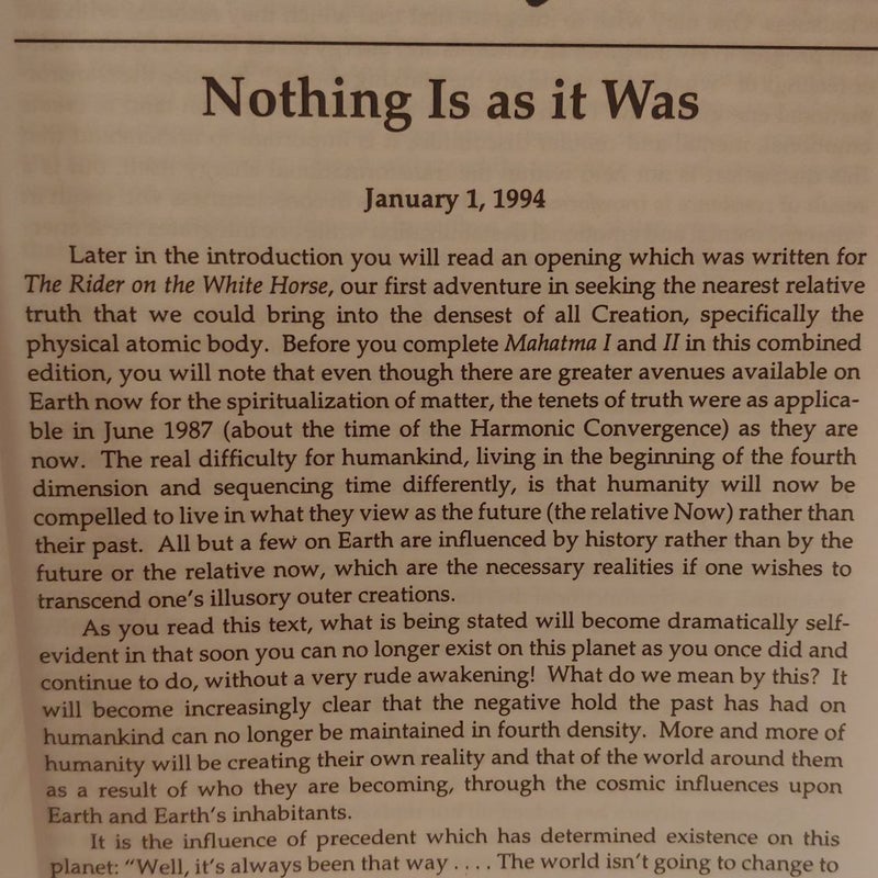 Mahatma I and II by Brian Grattan