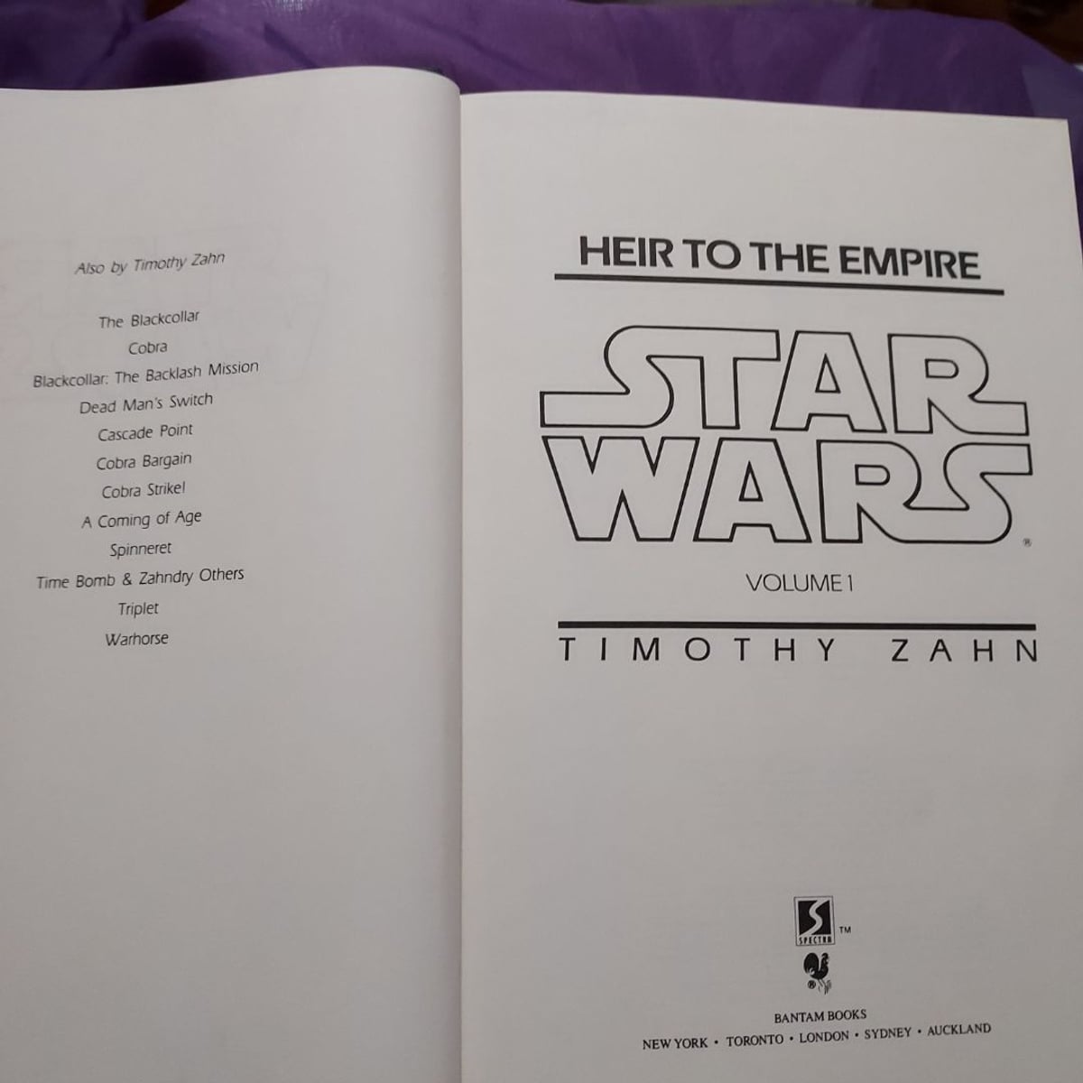 Star Wars: Thrawn Trilogy (Book I: Heir to the Empire) by Timothy Zahn