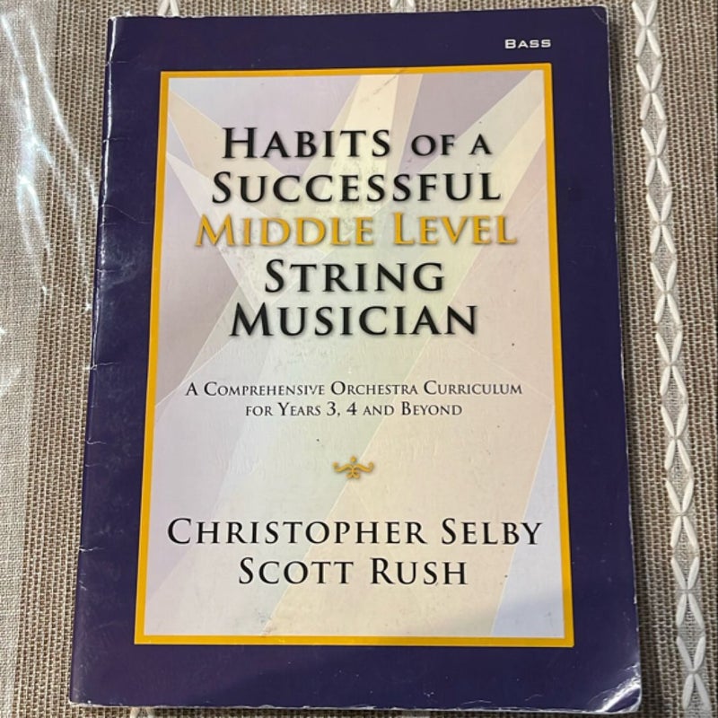 G-9604 - Habits of a Successful Middle Level String Musician - Bass by ...