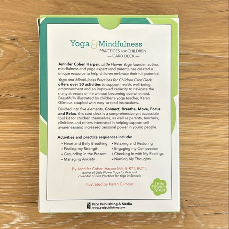Yoga and Mindfulness Practices for Children Card Deck by Jennifer Cohen ...