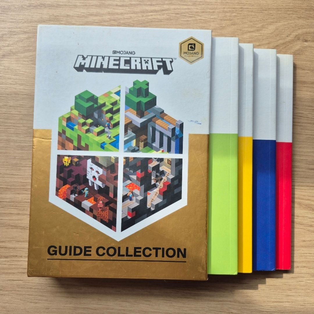 Minecraft: Guide Collection 4-Book Boxed Set by Mojang AB, The Official Minecraft Team