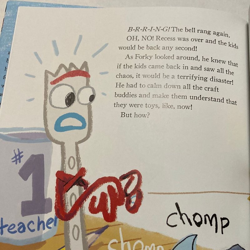 Toy Story 4: Forky in Craft Buddy Day by Drew Daywalt