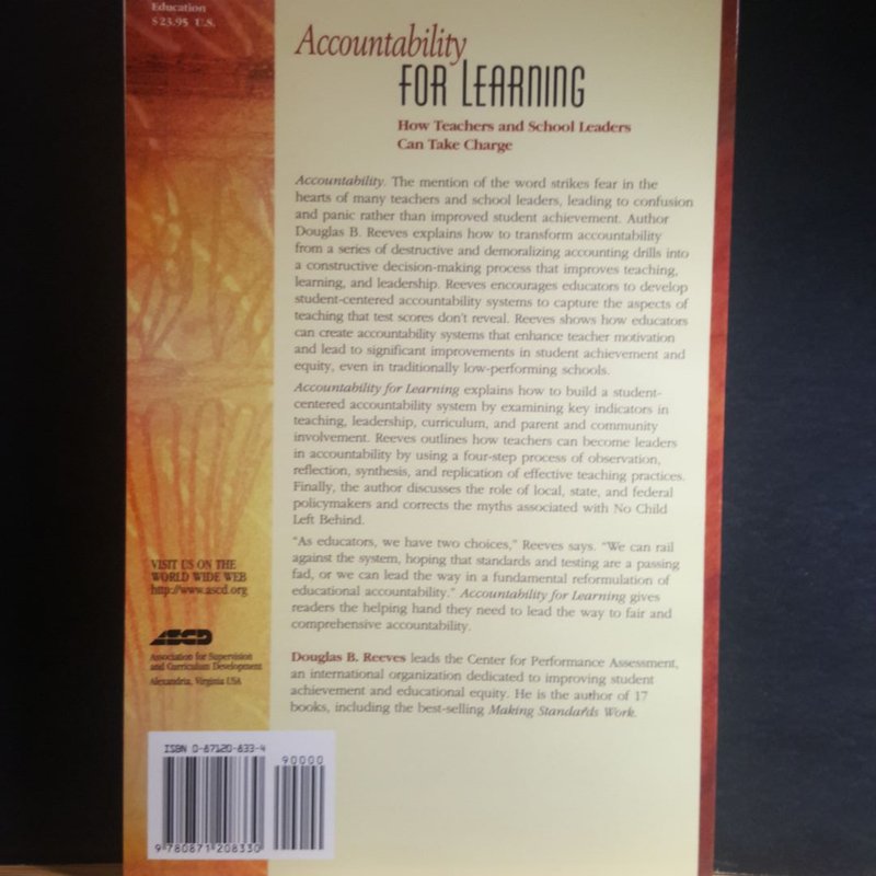 Accountability for Learning by Douglas B. Reeves
