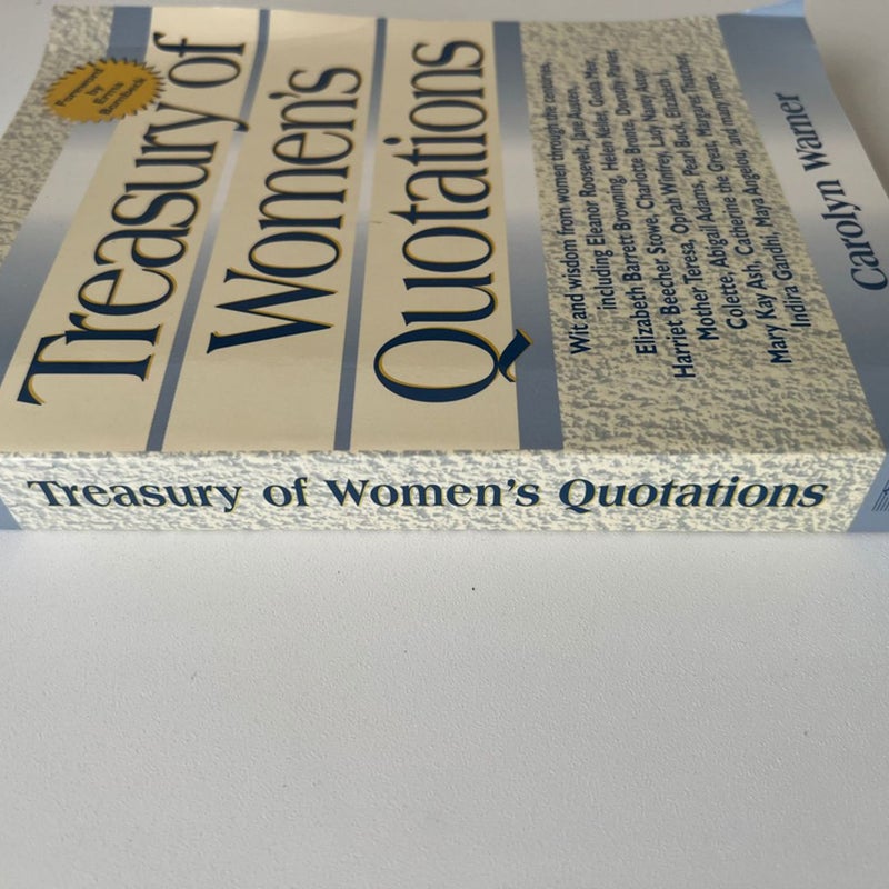 Treasury of Womens Quotes by Carolyn Warner, Paperback | Pangobooks
