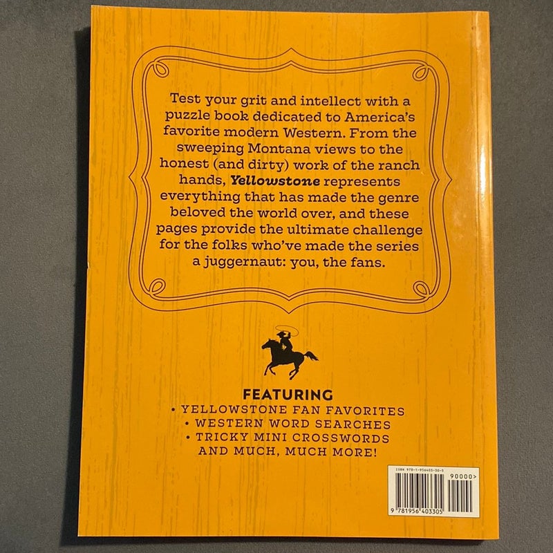 The Unofficial Yellowstone Word Search Book by Topix Media Lab