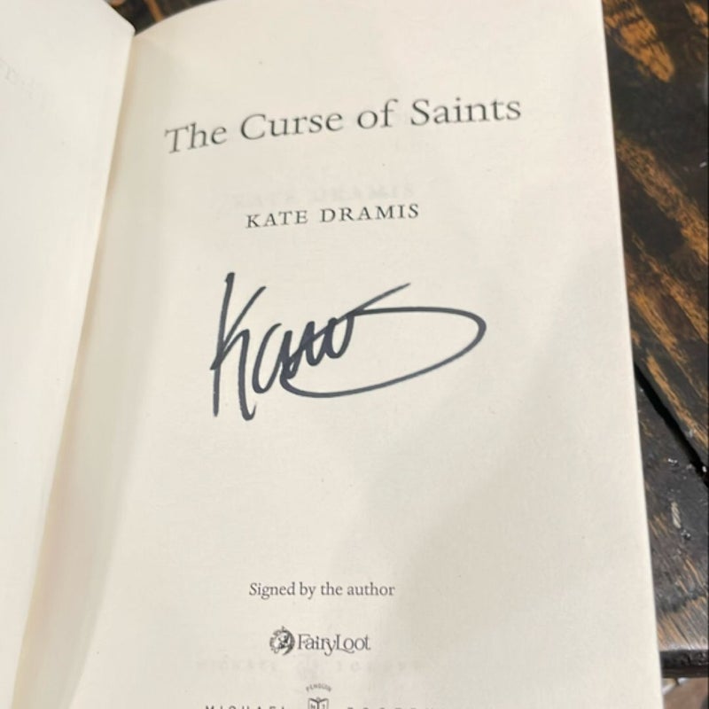 The Curse of Saints by Kate Dramis, Hardcover | Pangobooks