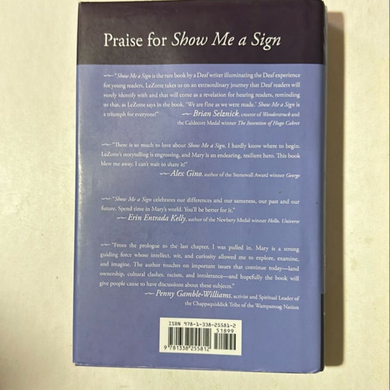 Show Me a Sign by Ann Clare LeZotte