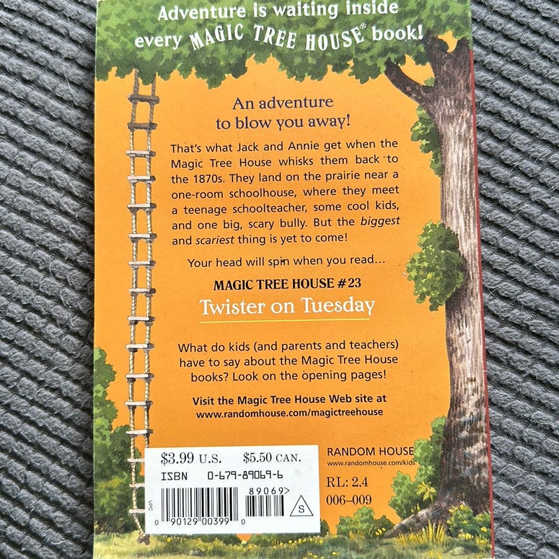 Magic Tree House #23: Twister on Tuesday by Mary Pope Osborne ...