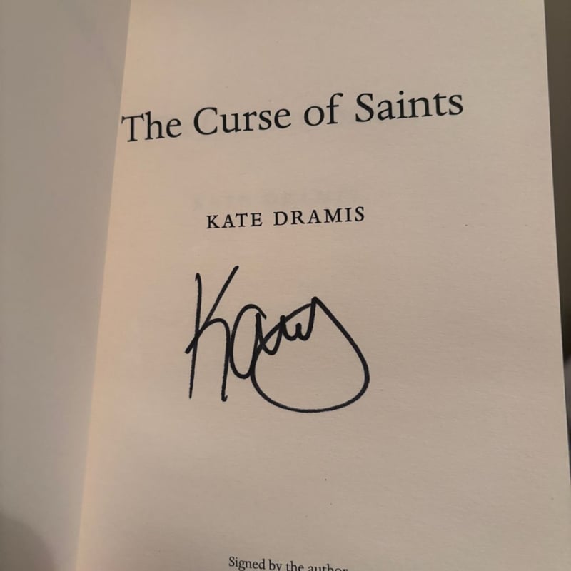 The Curse of Saints - Fairyloot Edition (Signed) by Kate Dramis ...