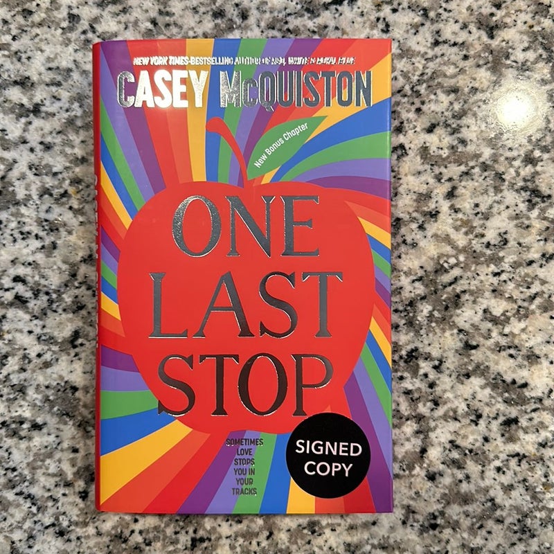 One Last Stop - Signed Waterstones Exclusive by Casey McQuiston ...