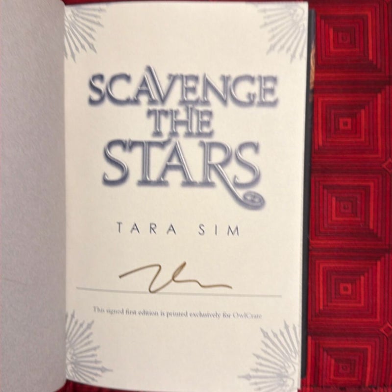 Scavenge the Stars (Signed!) by Tara Sim, Hardcover | Pangobooks