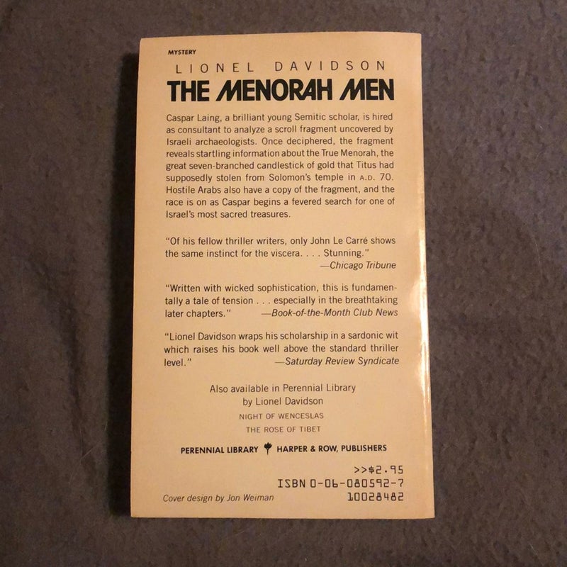 The Menorah Men by Lionel Davidson, Paperback | Pangobooks