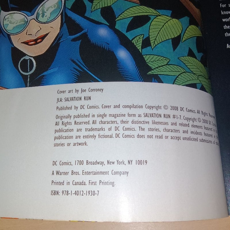 JLA - Salvation Run by Bill Willingham, Matt Sturges, Sean Chen, Walden ...