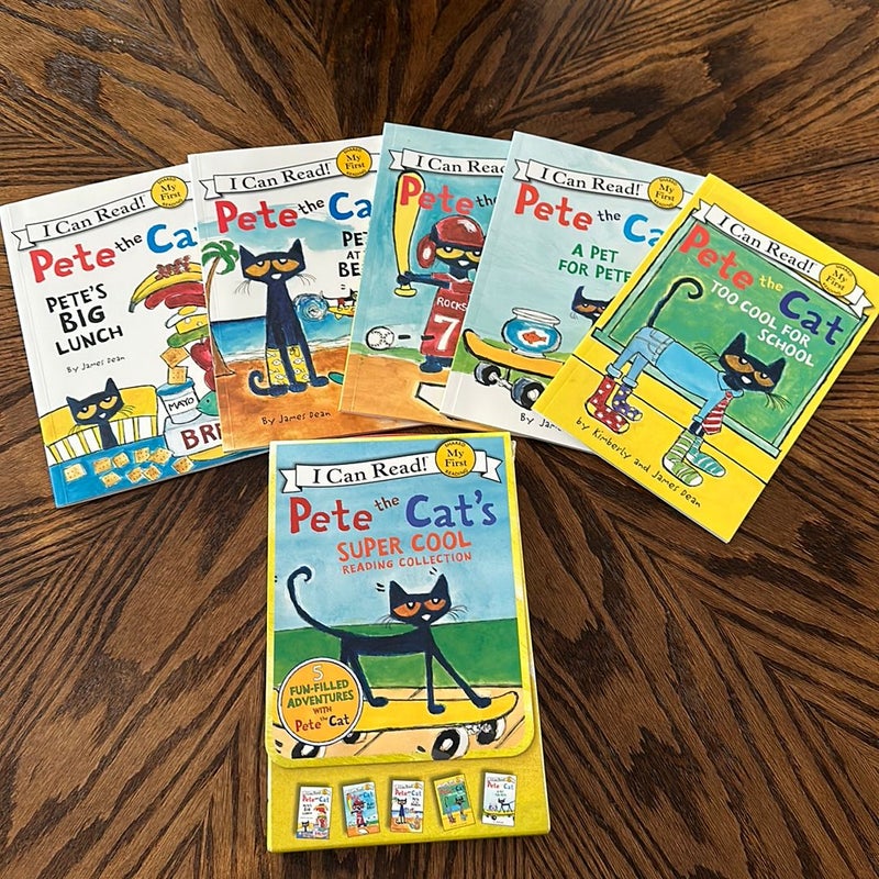 Pete the Cat's Super Cool Reading Collection by Kimberly Dean ...